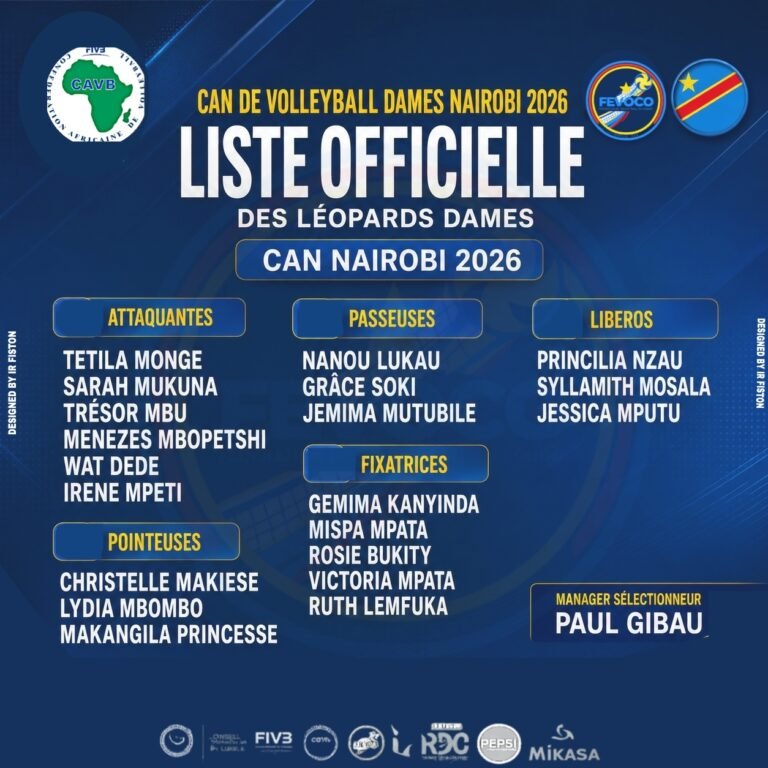 Volley-ball , En prévision du championnat d’Afrique des nations de ...
